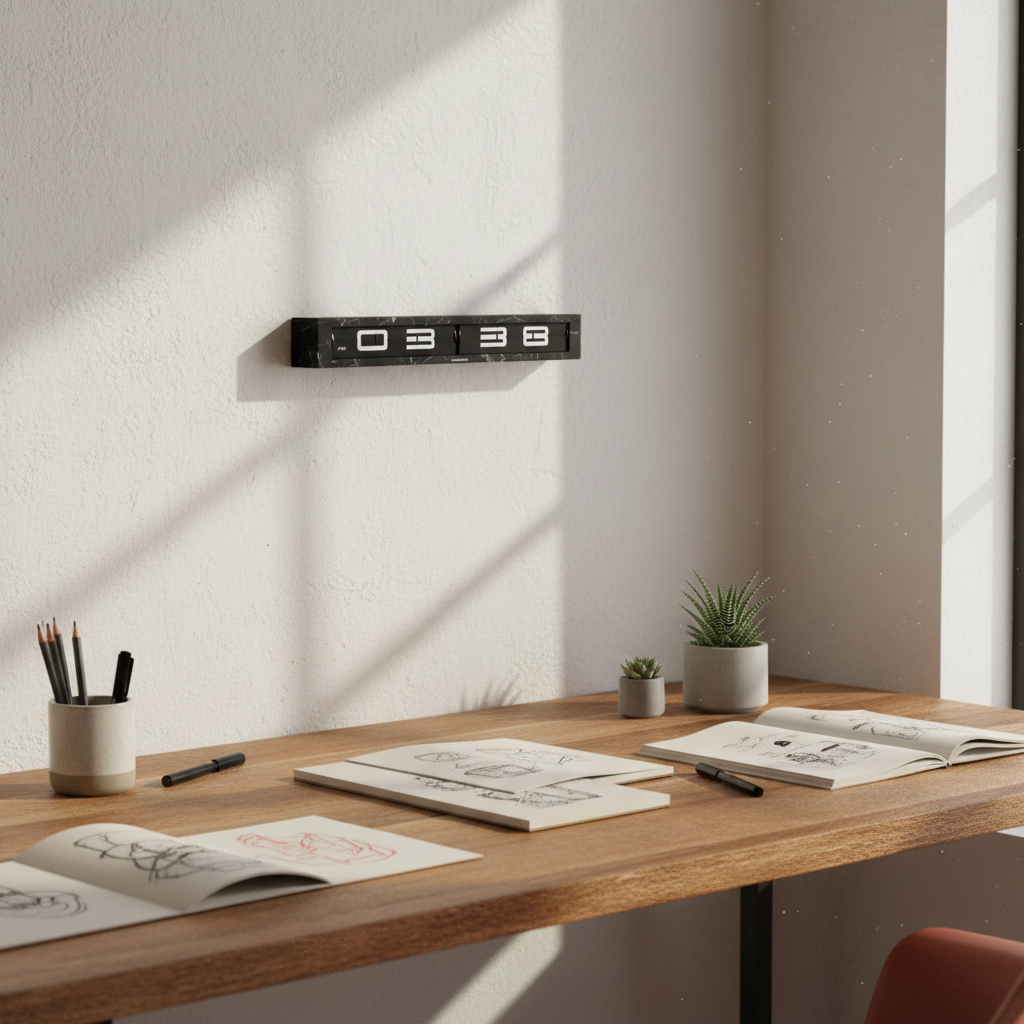 Flip Clock – Modern Split-Flap Clocks for Desk & Wall | Cloudnola